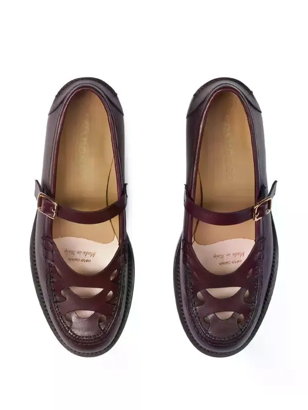 SCAROSSO Minni Loafers - Red
