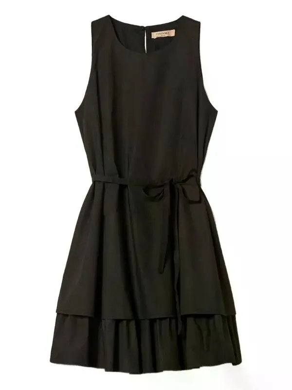 TWINSET Belted Layered Dress