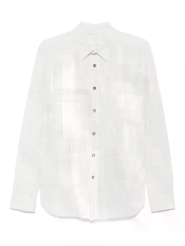 FORME D'EXPRESSION Check-pattern Shirt