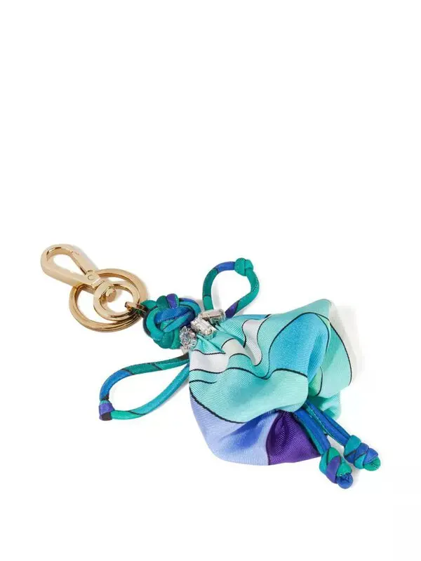 Emilio Pucci Iride-print Silk Charm