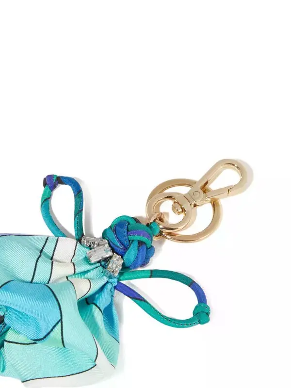 Emilio Pucci Iride-print Silk Charm