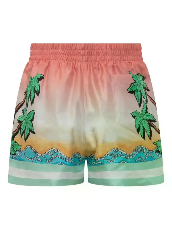 Casablanca Tennis Club Shorts - Pink