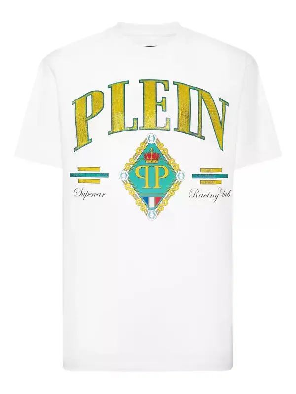Philipp Plein Supercar Stones Stones T-shirt - White