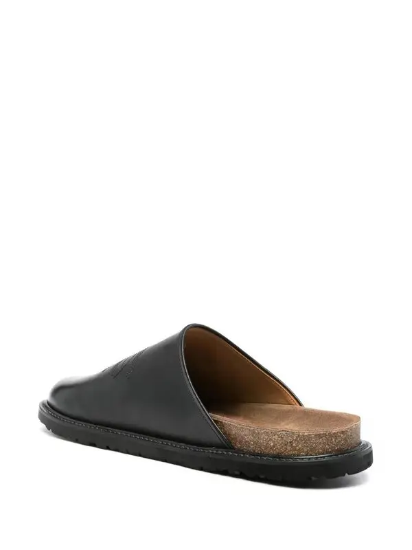 HENDER SCHEME Comfy Cheek Leather Slides