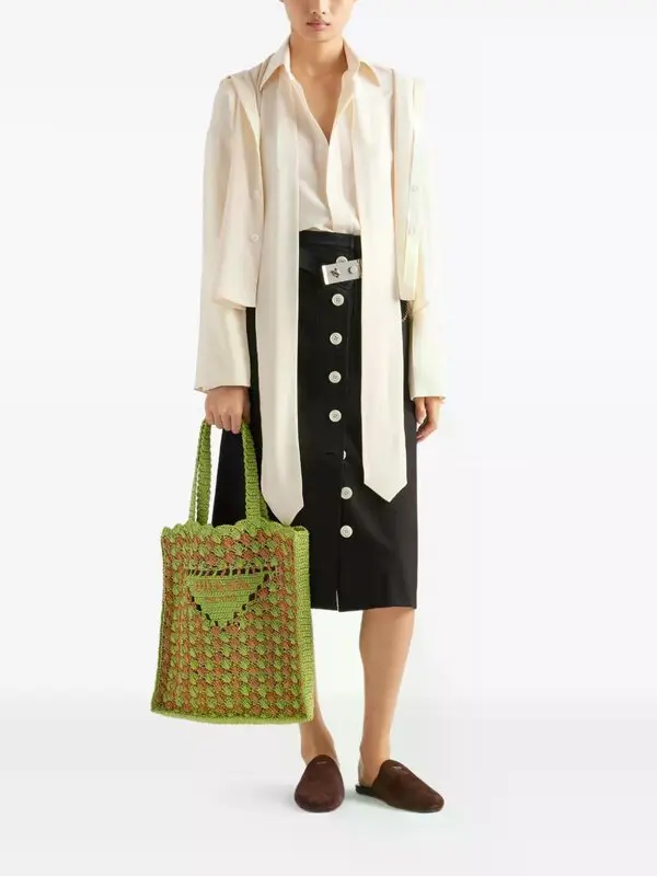 Prada Silk Shirt - Neutrals