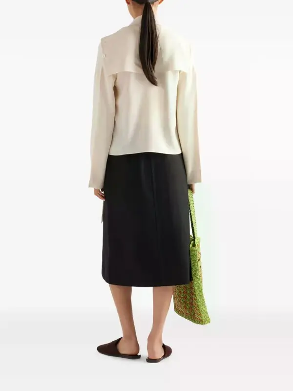 Prada Silk Shirt - Neutrals