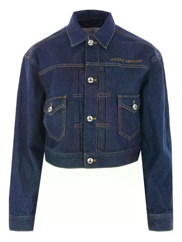 VIVIENNE WESTWOOD Marlene Cropped Denim Jacket