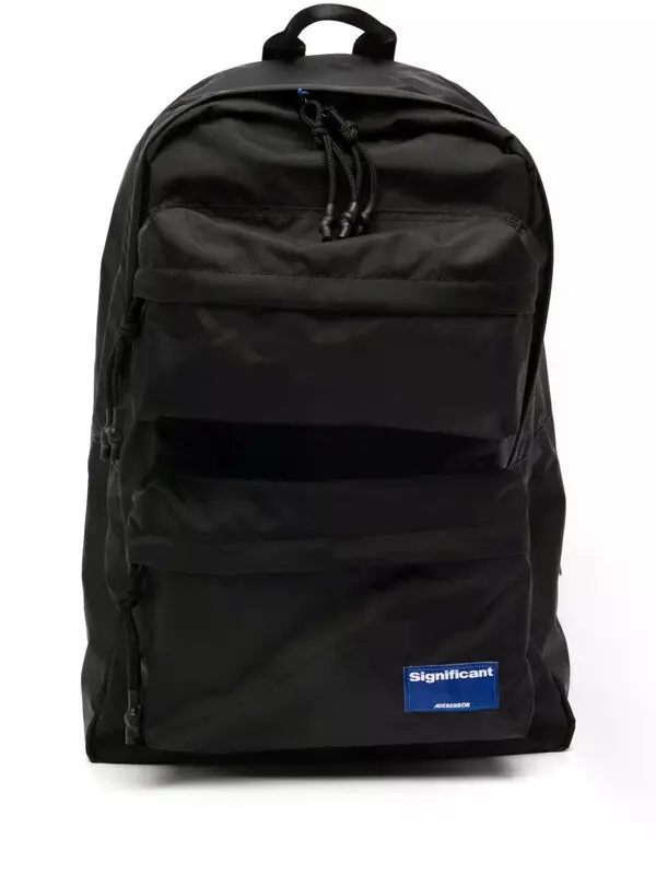 ADER ERROR Significant Tag Backpack - Black