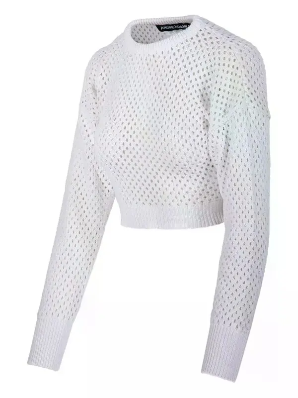 ANDREĀDAMO Crochet-knit Sweater