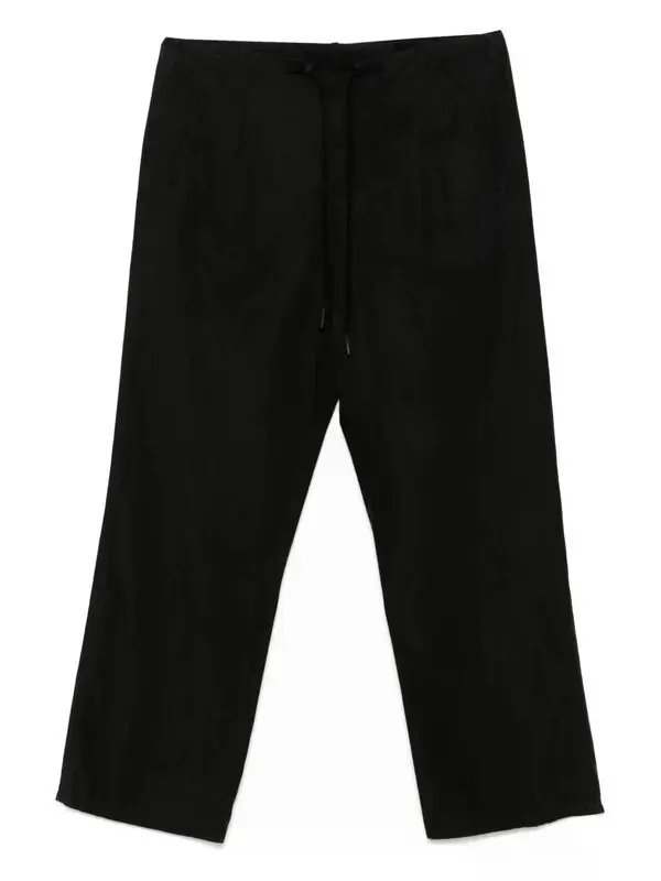 Andrea Ya'aqov Drawstring Trousers - Black