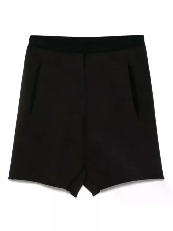 LABEL UNDER CONSTRUCTION Cotton Shorts - Black