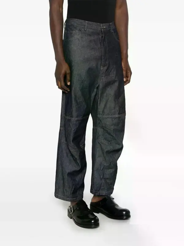 FORME D'EXPRESSION Contrasting-stitching Jeans
