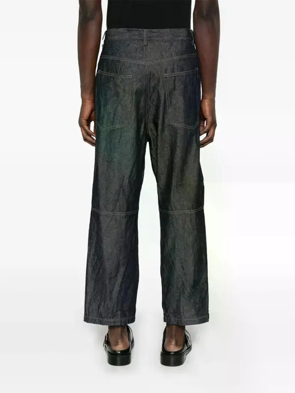 FORME D'EXPRESSION Contrasting-stitching Jeans