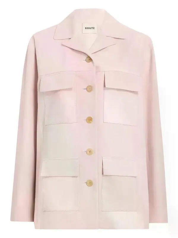 Khaite Morsson Button-up Jacket - Pink