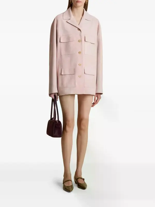 Khaite Morsson Button-up Jacket - Pink