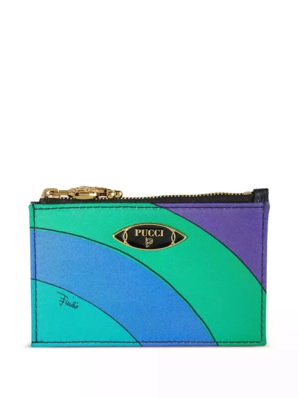 Emilio Pucci Iride-print Cardholder - Green