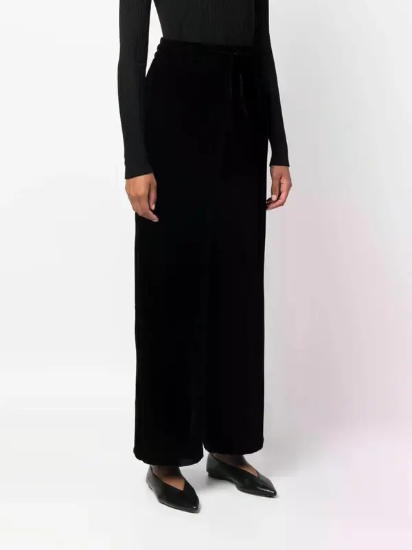 THE ROSE IBIZA Drawstring Velvet Trousers