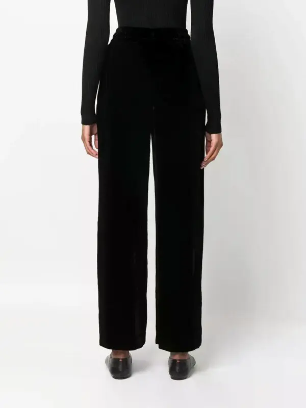 THE ROSE IBIZA Drawstring Velvet Trousers