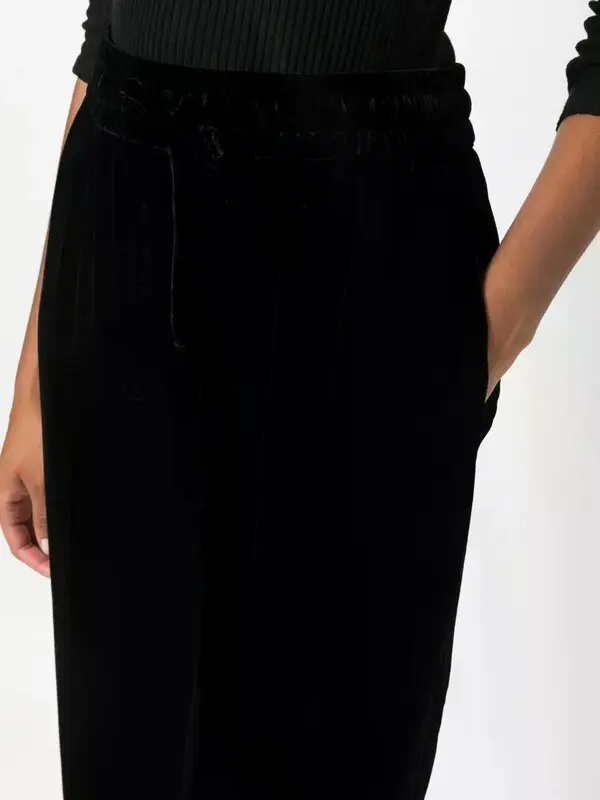 THE ROSE IBIZA Drawstring Velvet Trousers