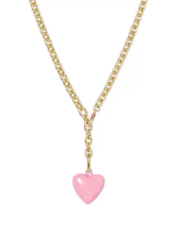 ROXANNE ASSOULIN The Mini Puffy Heart Necklace - Gold