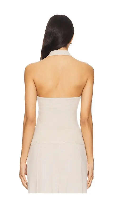 W. CASHMERE Cora Halter Tank