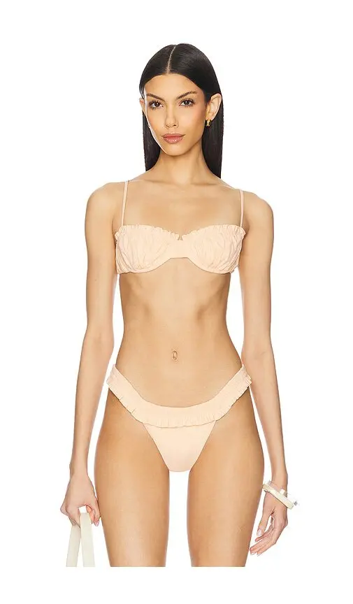Faithfull The Brand Esterel Bikini Top - Butter