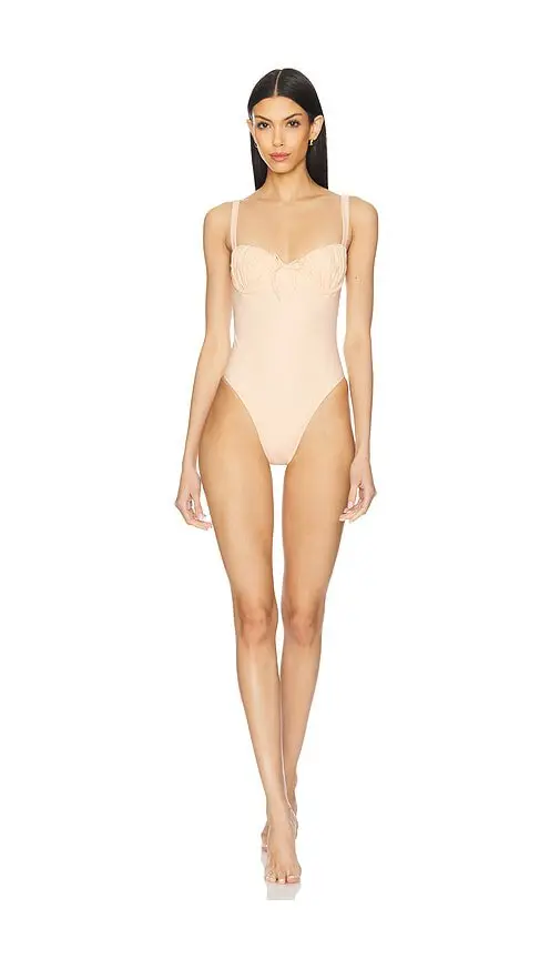 Faithfull The Brand Dinard One Piece - Butter