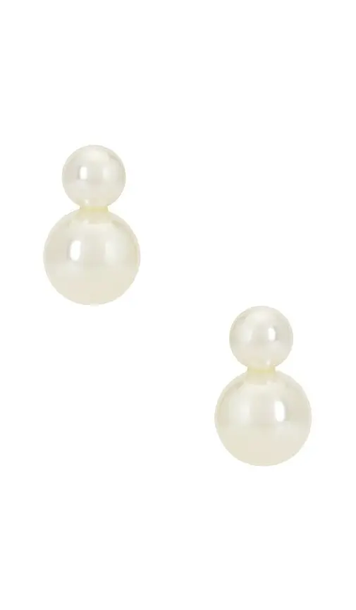 JENNIFER BEHR Iris Earrings - Pearl