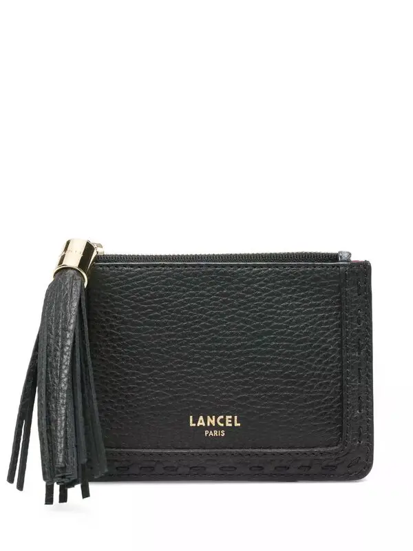 LANCEL L Zipped Card Holder - Black