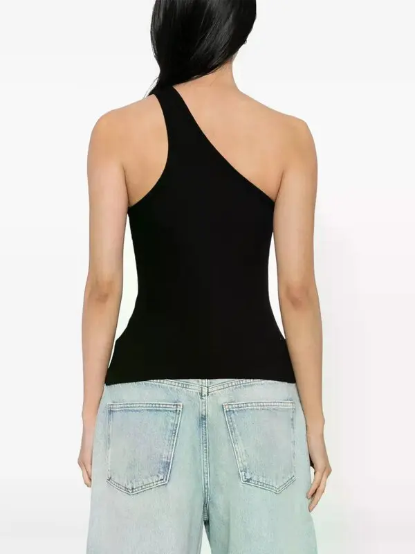 AGOLDE Fine-ribbed Top - Black