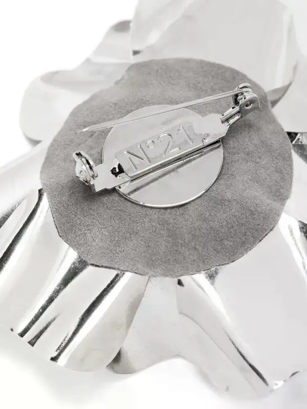 N°21 Crystal-embellished Brooch
