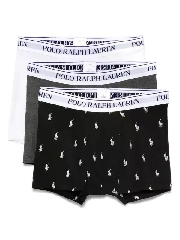 Polo Ralph Lauren Logo-waistband Boxers - Grey