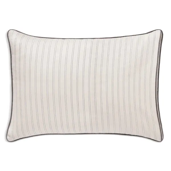 ANNE DE SOLENE Journey Striped Sateen Boudoir Sham