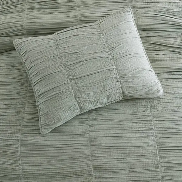 Dkny Pure Ruched Gauze Duvet Cover Set, Full/queen