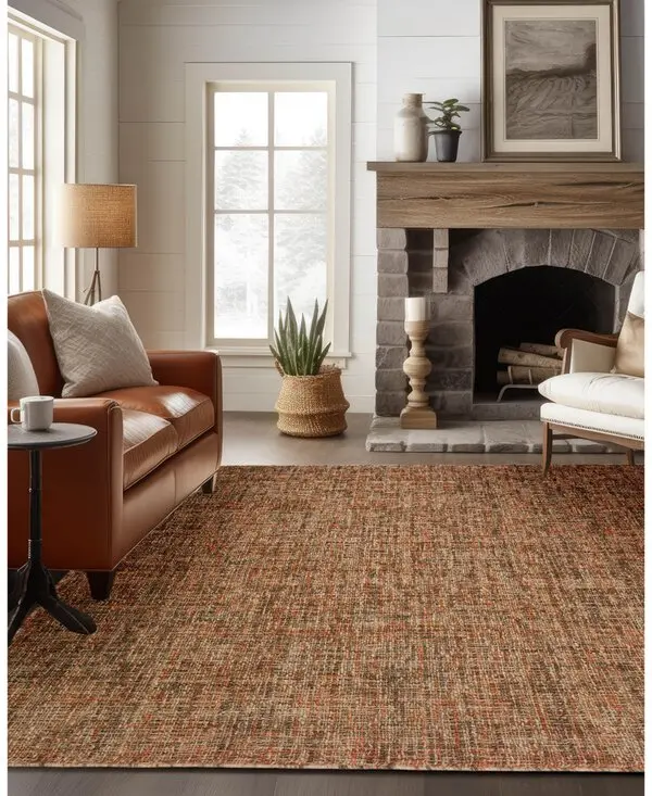 DALYN RUG COMPANY Dalyn Abruzzo Az1 Area Rug, 8' X 10 - Spice