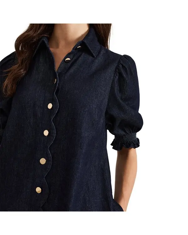 Phase Eight Candice Denim Dress In Indigo - 30% Off | Editorialist