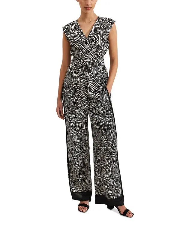 PHASE EIGHT Mariana Chain Print Trousers