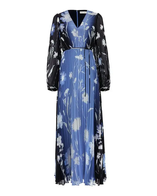 PHASE EIGHT Annie Pleated Maxi Dress