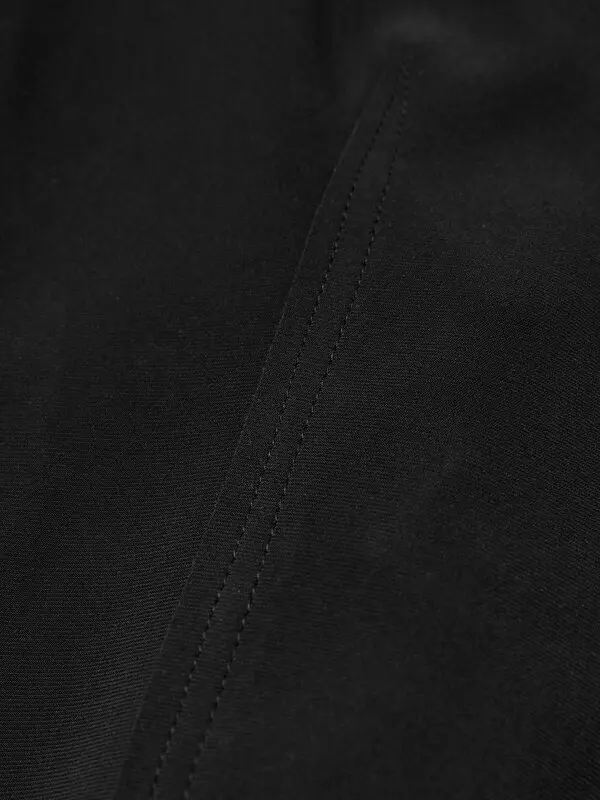 Norma Kamali Cropped Stretch-jersey Blazer