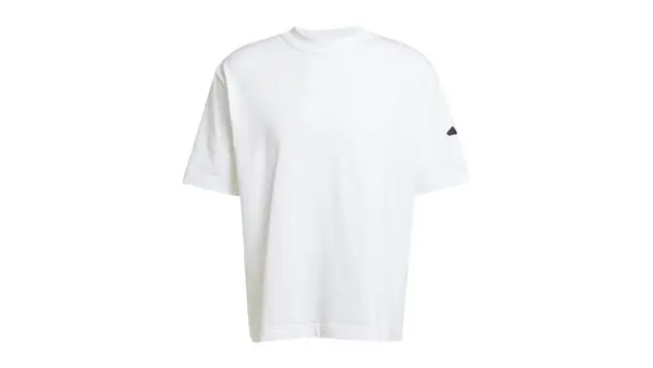Adidas Essentials Loose Fit 3 Bar Logo T-shirt - White/black