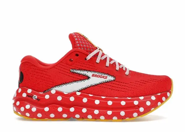 Brooks Ghost Max 2 Rundisney Minnie Mouse Sneakers - Red/white/black