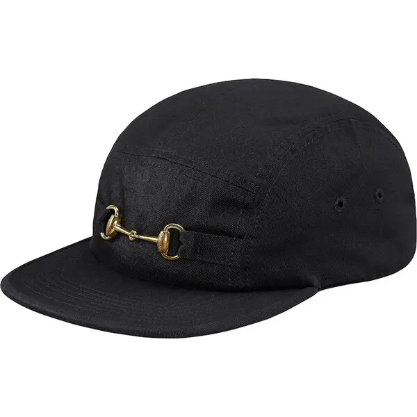 ザ*ギ様 Supreme Horsebit Camp Cap BLACK GUC Supreme Horsebit Camp Cap - Black | Editorialist