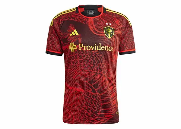 Adidas Seattle Sounders Fc 23/24 Away Authentic Jersey - Red