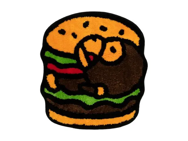 A BATHING APE Baby Milo Hamburger Rug