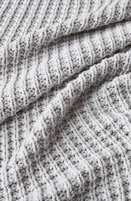 UGG Luna Knit Throw Blanket - Stone