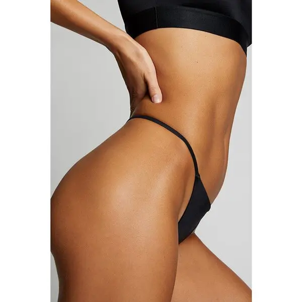NEGATIVE UNDERWEAR Glacé String Thong - Black