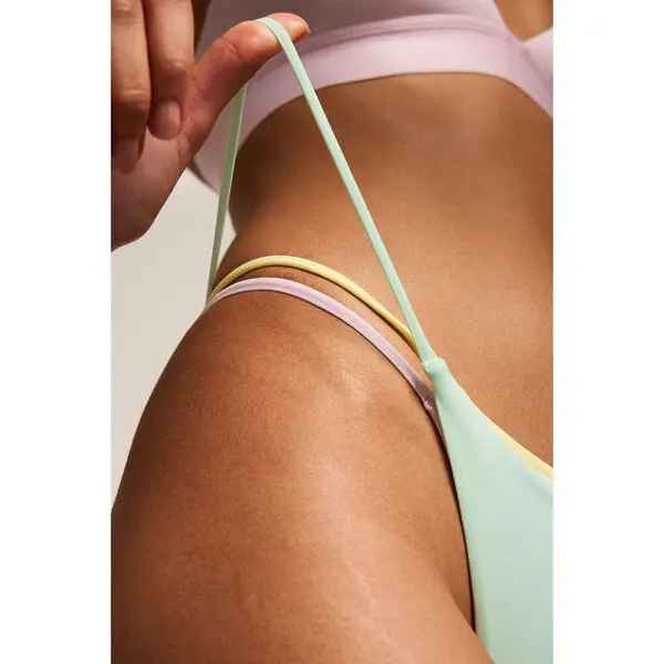 NEGATIVE UNDERWEAR Glacé String Thong - Taffy