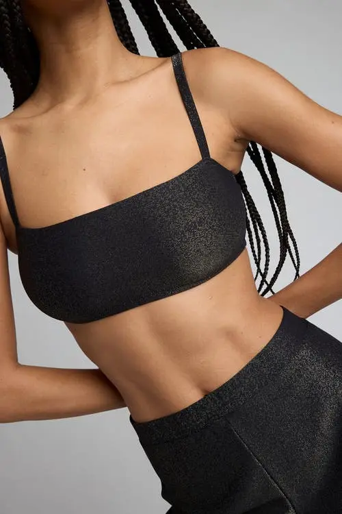 NEGATIVE UNDERWEAR Disco Bandeau Top - Black
