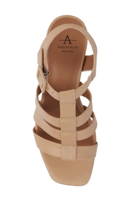 Aquatalia Rebecka Gladiator Sandal - Almond