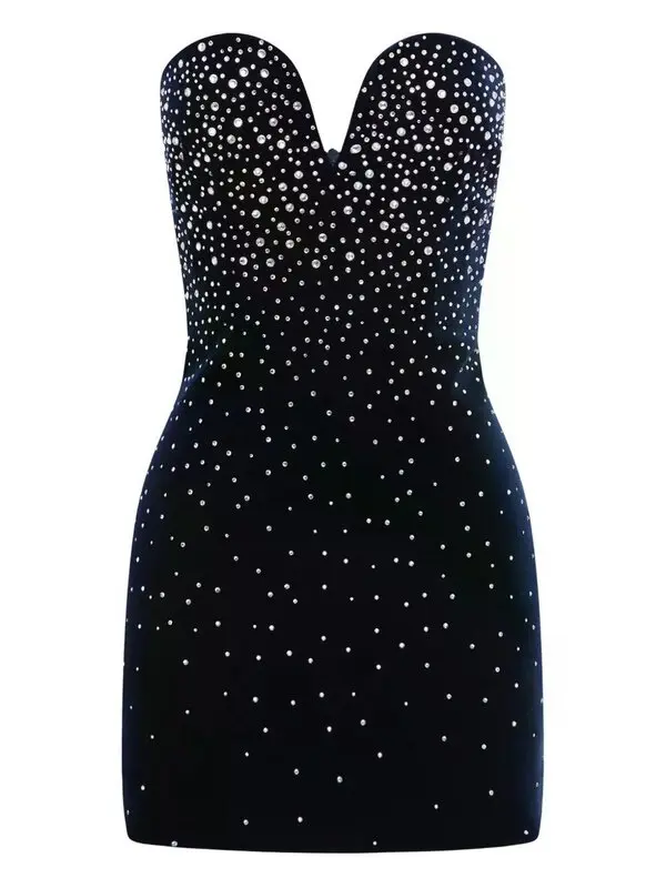 Alex Perry Crystal-embellished Mini Dress